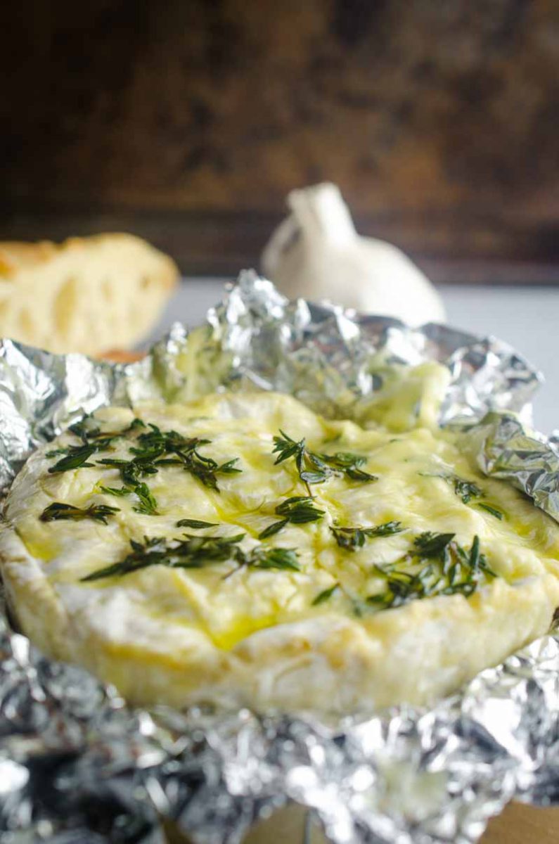 Baked Camembert Recipe | Garlic Baked Camembert | Life's Ambrosia