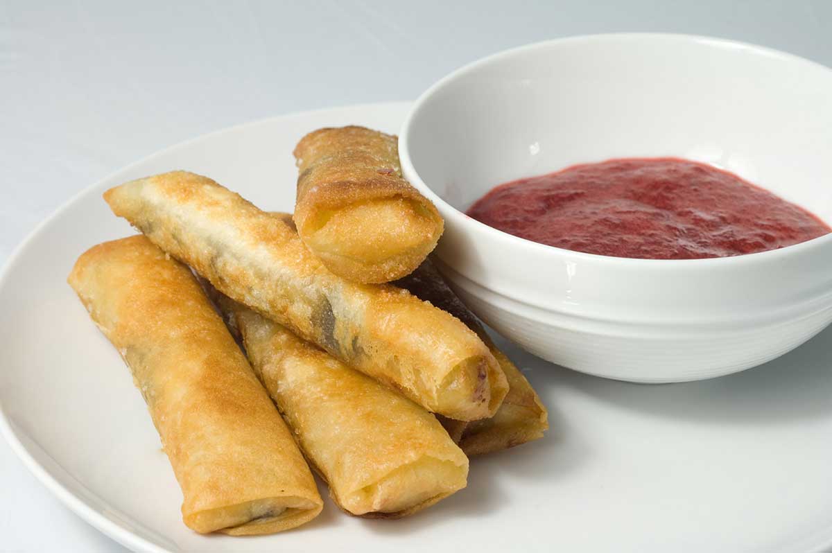 Chocolate Banana Lumpia - Life's Ambrosia