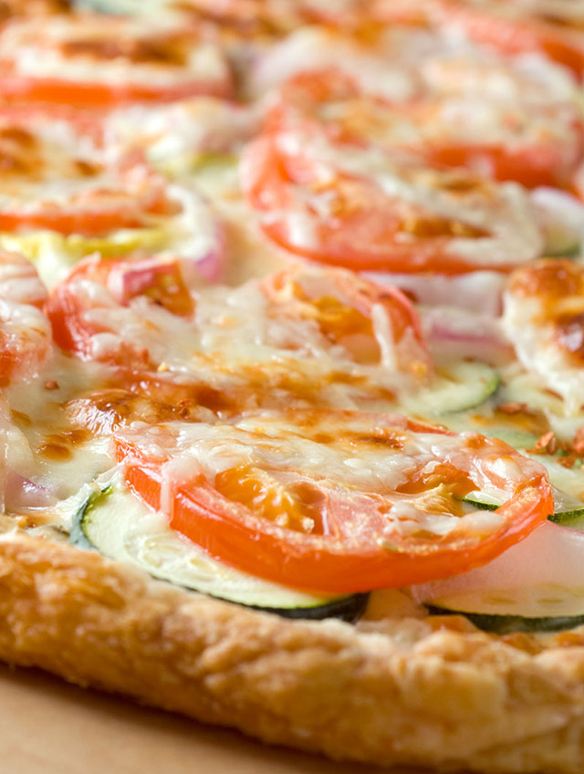 Puff Pastry Pizza with Summer Veggies - Life's Ambrosia